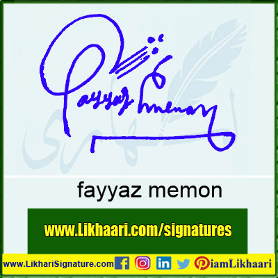 fayyaz memon Signature Styles - Signature Ideas