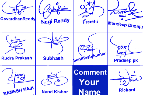 Santhosh Kumar Online Signature Archives - Signature Ideas